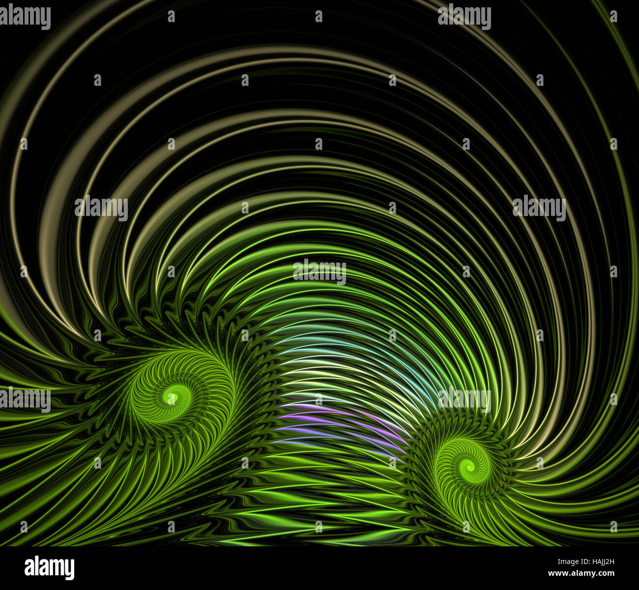 Abstract fractal rotation shape computer generated image Stock Photo ...