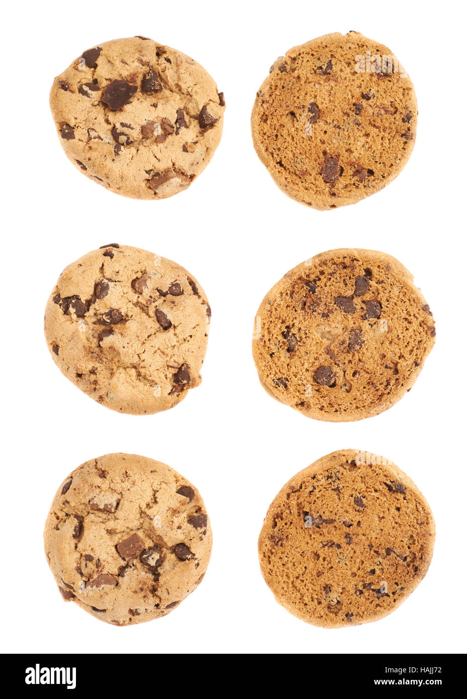 Pile of cookies isolated over the white background Stock Photo - Alamy
