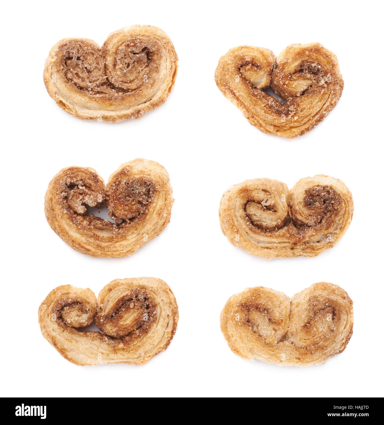 Set of cookies isolated over the white background Stock Photo - Alamy