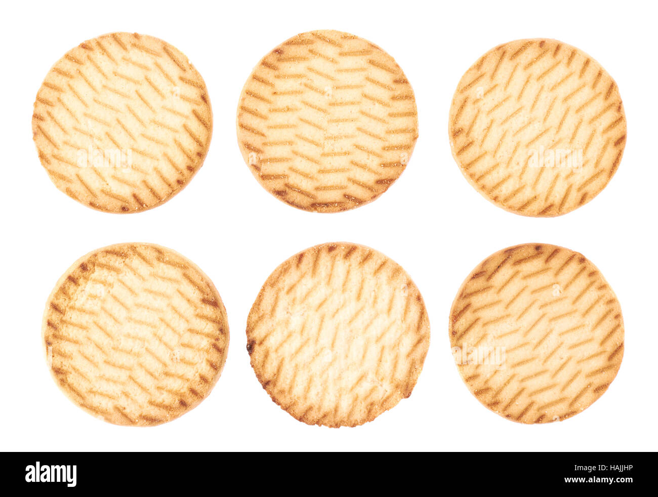 Set of cookies isolated over the white background Stock Photo - Alamy