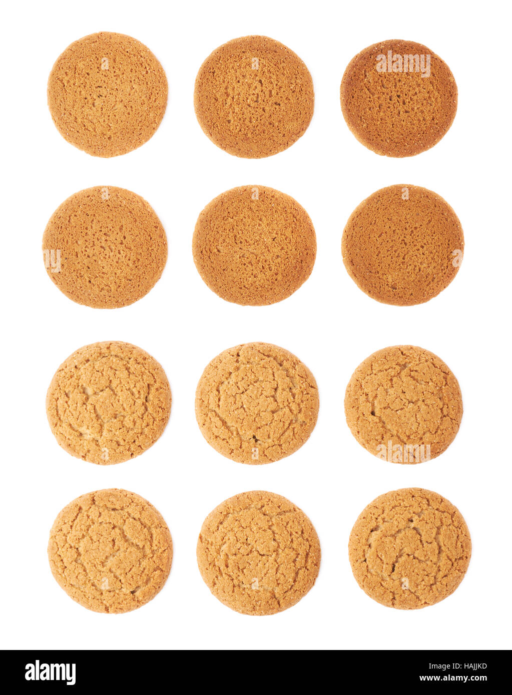 Set of cookies isolated over the white background Stock Photo - Alamy