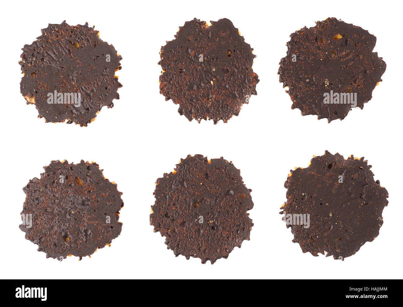 Set of cookies isolated over the white background Stock Photo - Alamy