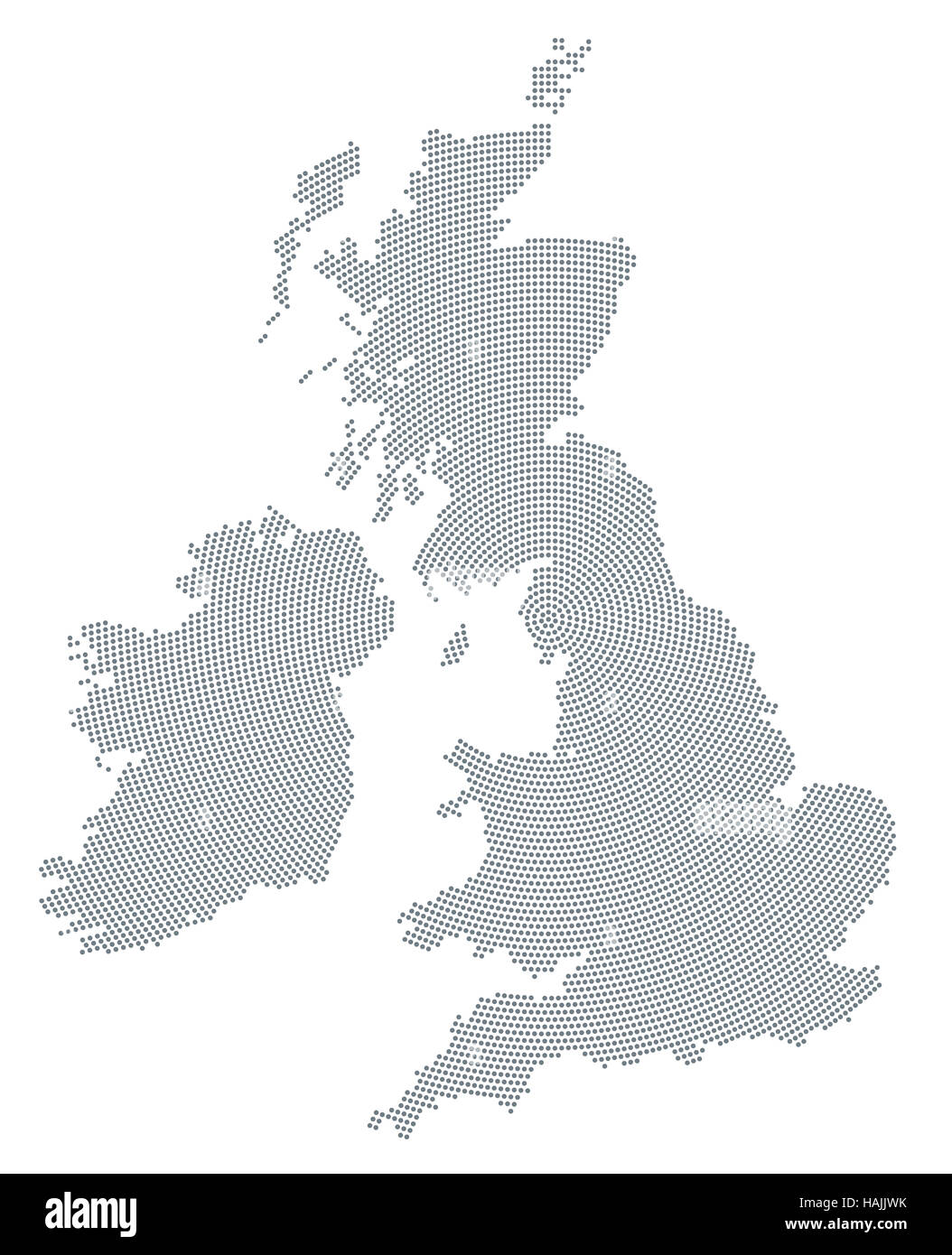 British isles map hi-res stock photography and images - Alamy