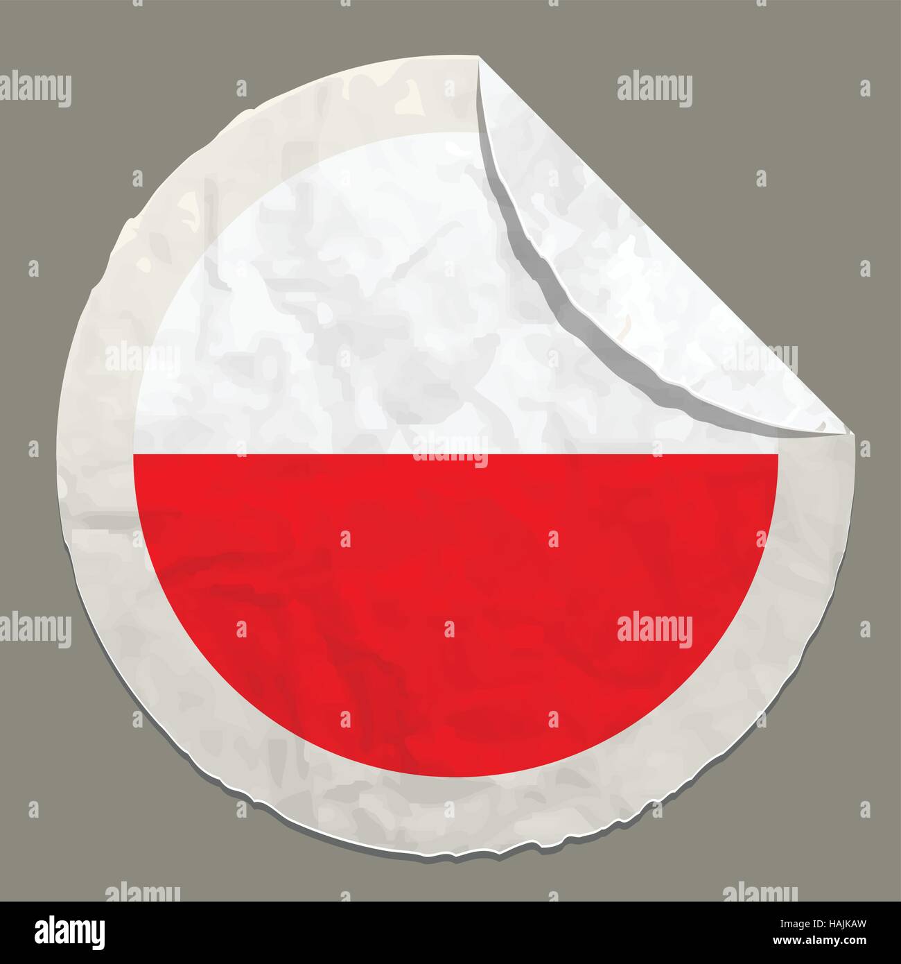 Poland flag symbol on a paper label Stock Vector Image & Art - Alamy