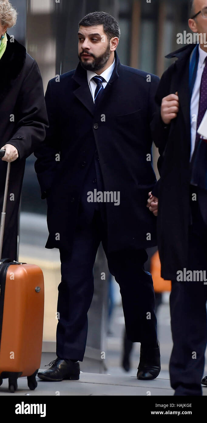 Anthony Constantinou arriving at the Old Bailey in London, where he ...