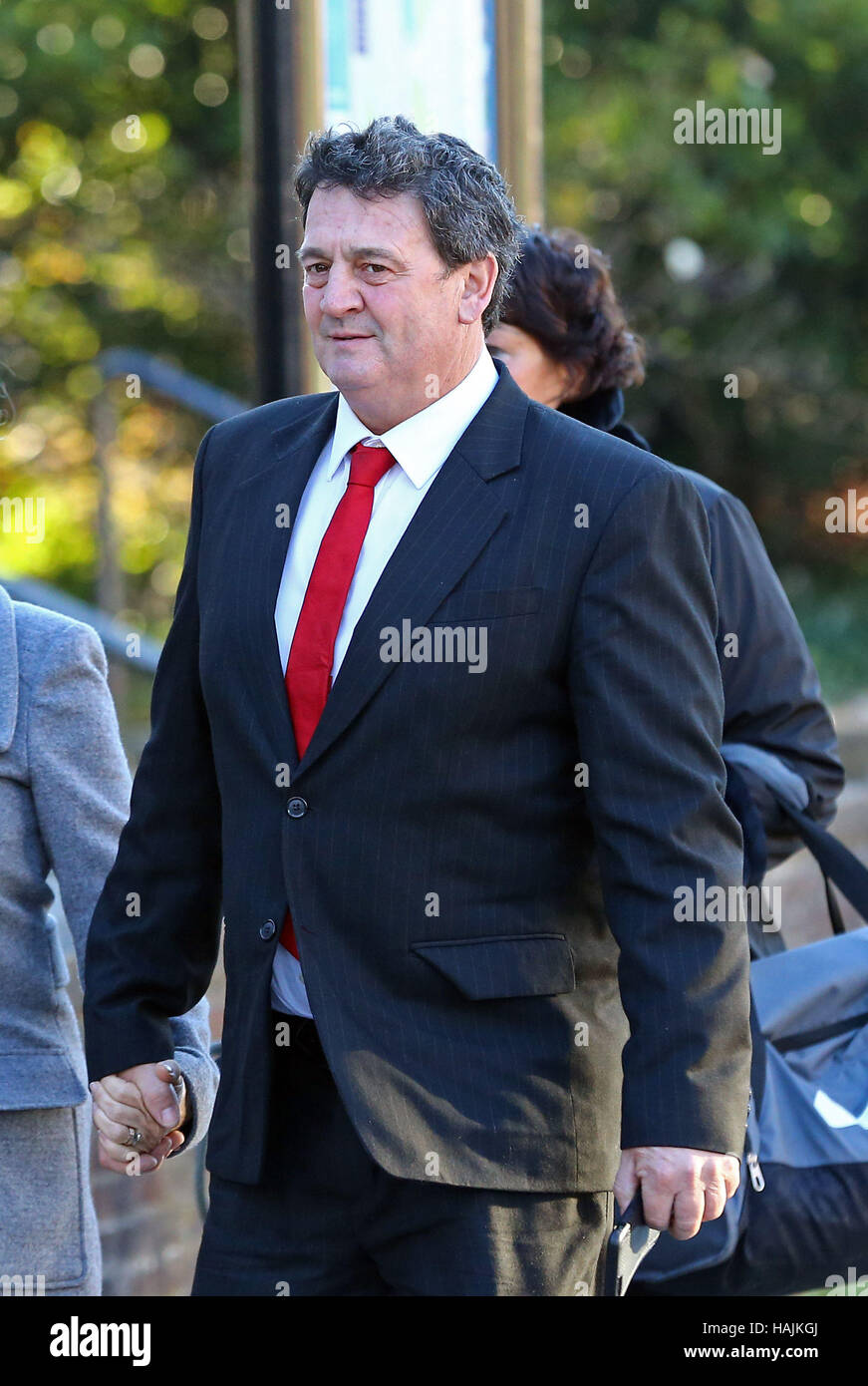 Paul Price, the stepfather of model Katie Price, arrives at Chichester ...