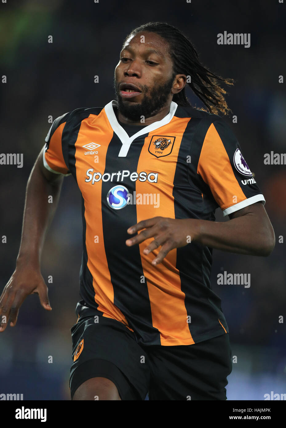 Hull City's Dieumerci Mbokani Stock Photo - Alamy