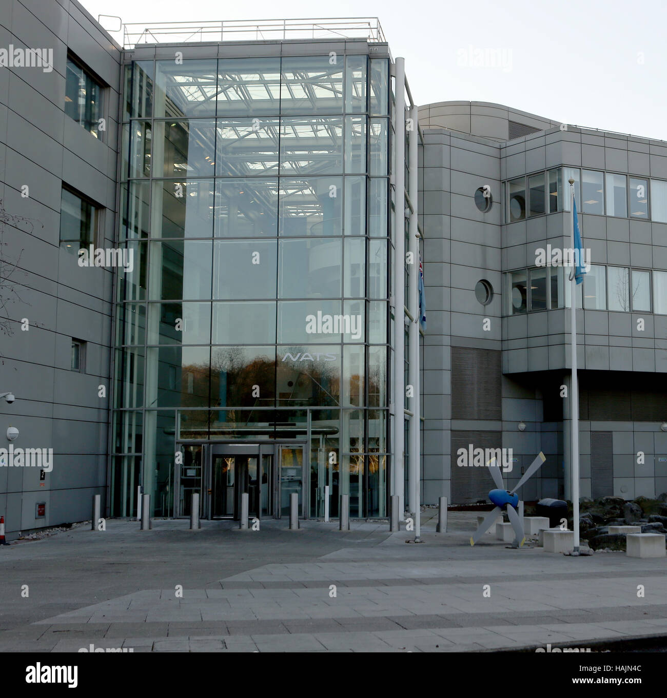 Embargoed to 0001 Friday December 2 The main entrance to NATS in ...
