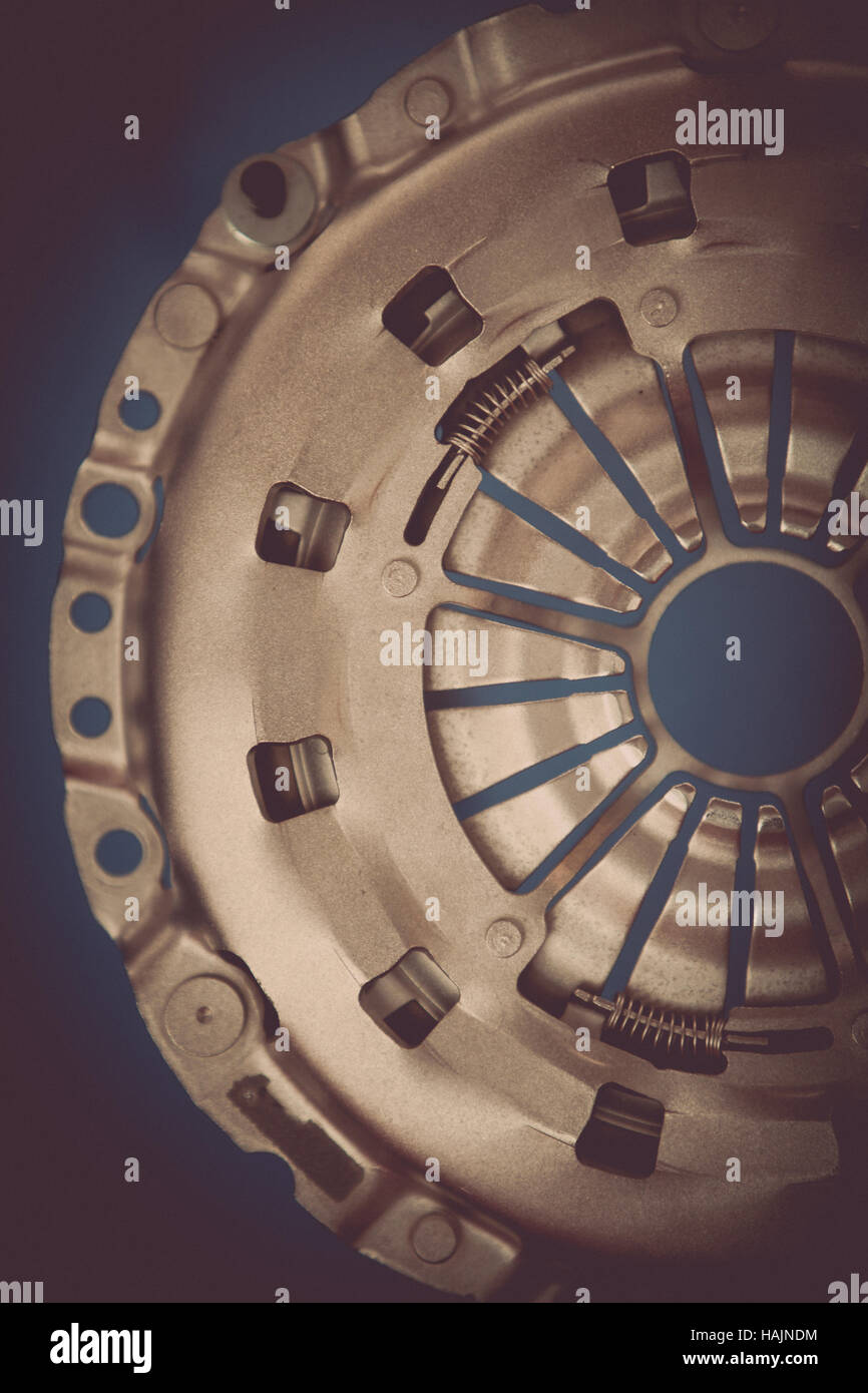 Close up shot of a car's clutch plate Stock Photo - Alamy