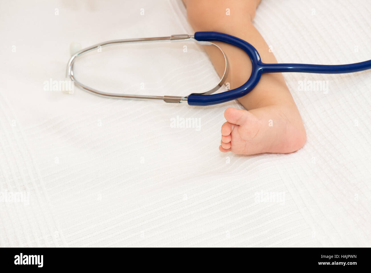 Baby and stethoscope hi-res stock photography and images - Alamy