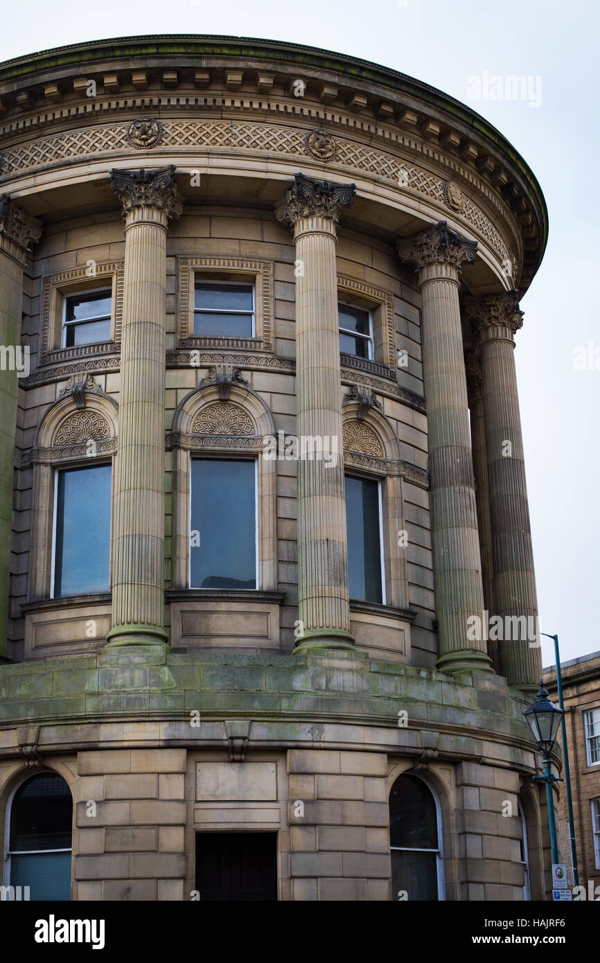Todmorden, Town Hall Building, Calderdale, sits on the historic border ...