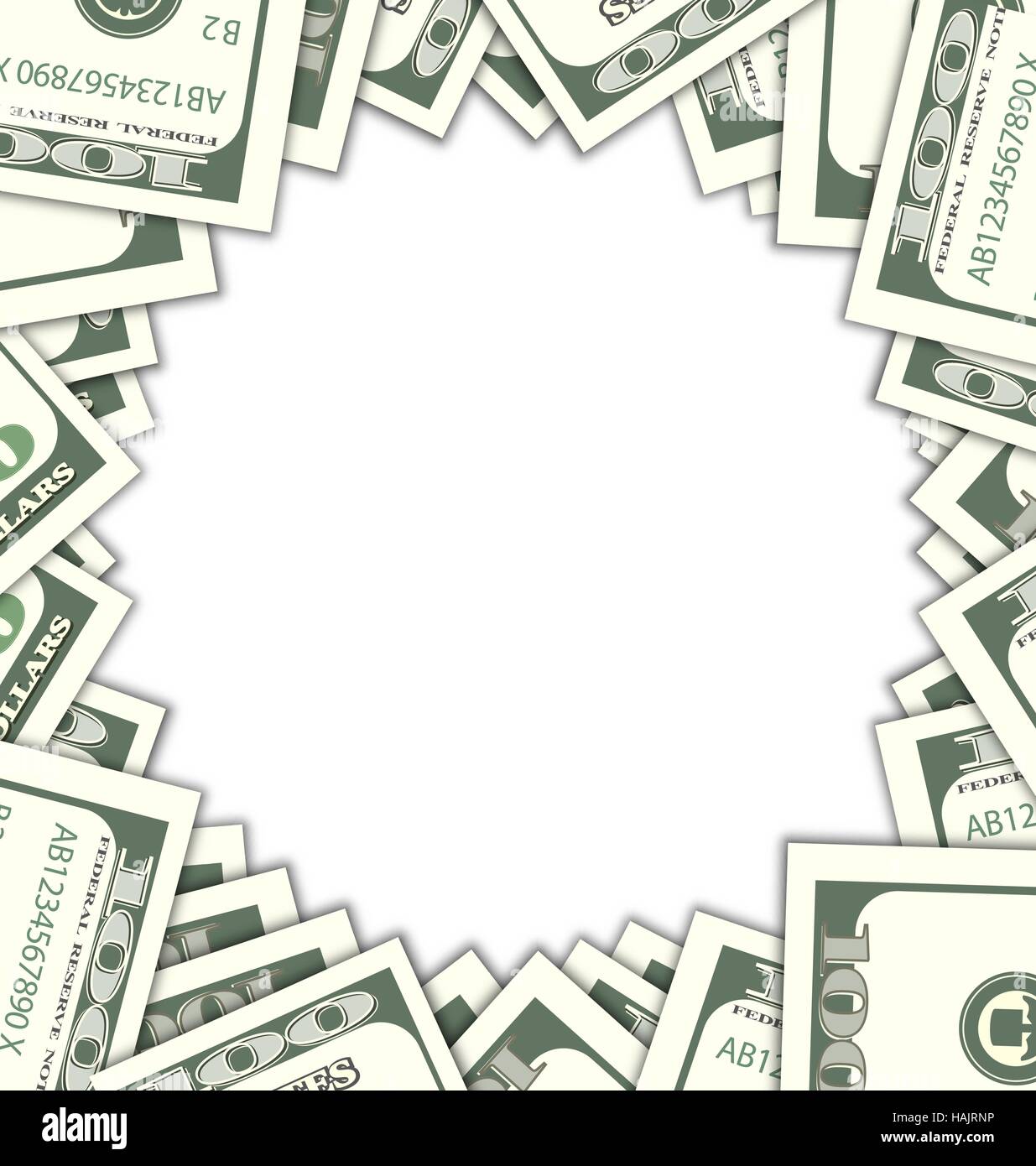 100 dollar bill template hi-res stock photography and images - Alamy