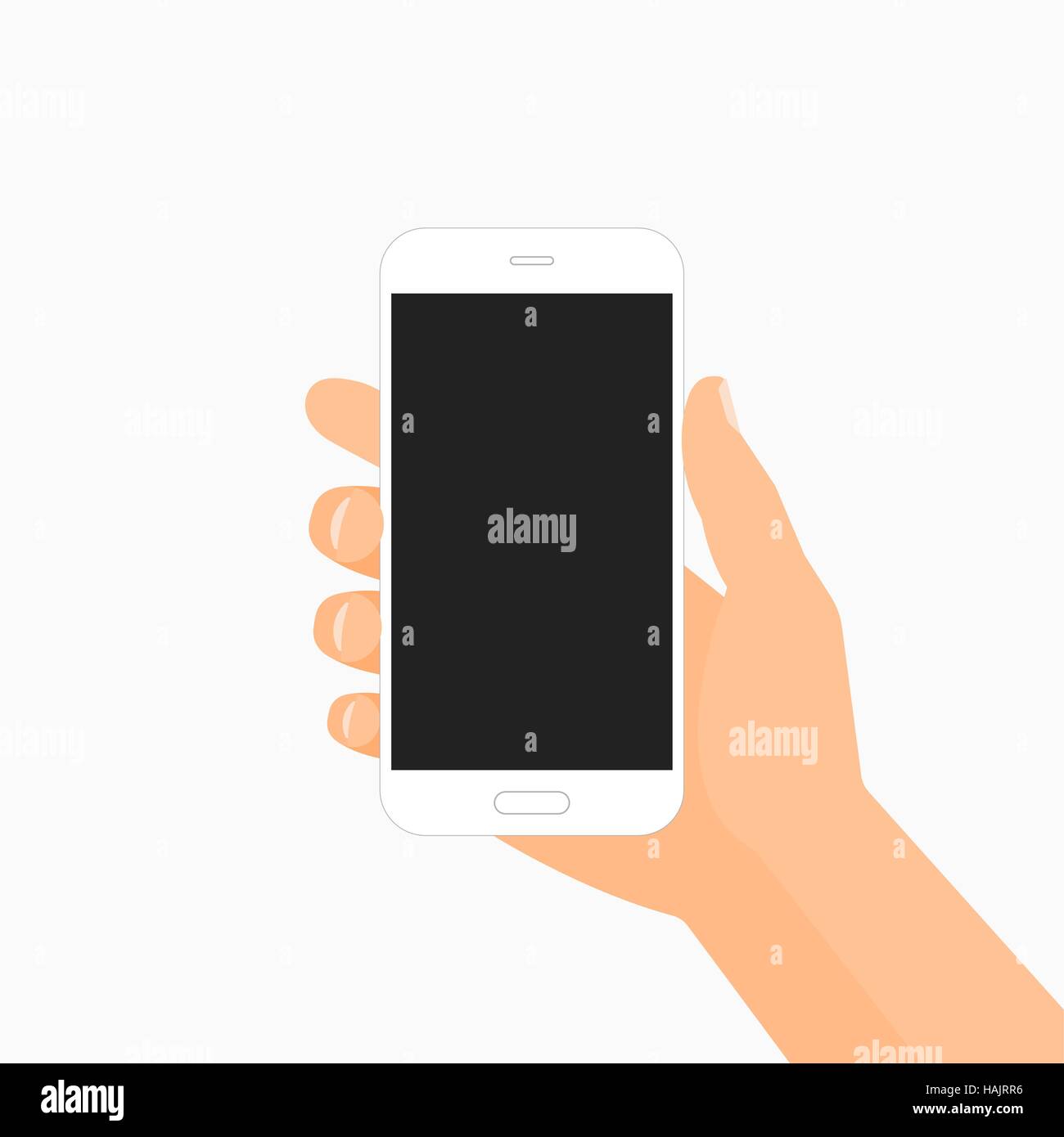 Illustration male hand holding Stock Vector Images - Alamy