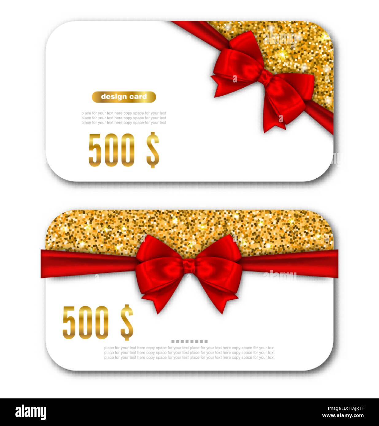 Elegant gift voucher template pattern Cut Out Stock Images & Pictures ...