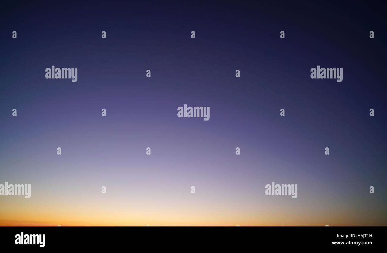 Clear sunset sky Stock Photo - Alamy