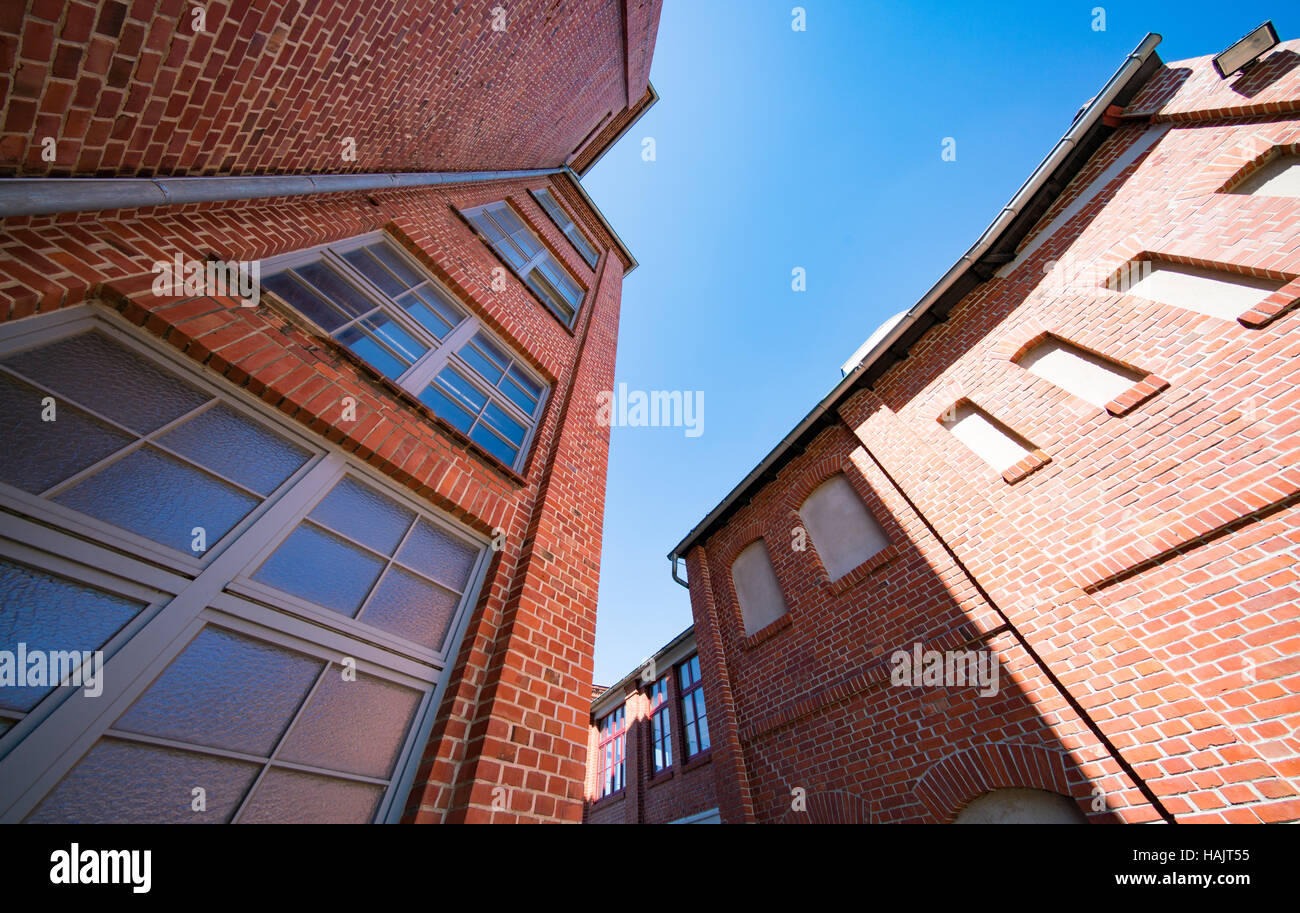 brick buildings top view Stock Photo - Alamy