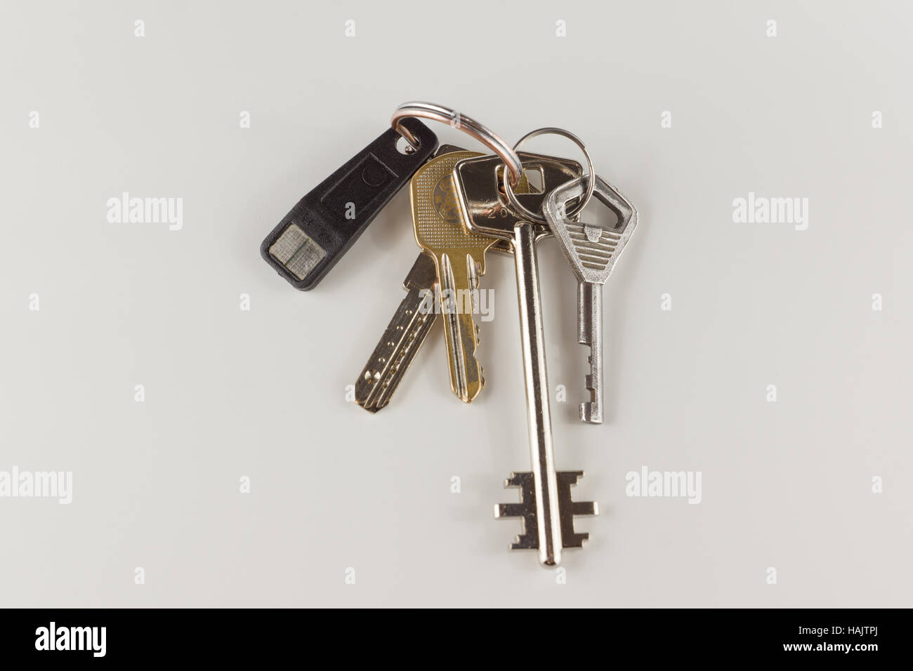 the bunch of different keys from the door locks Stock Photo - Alamy