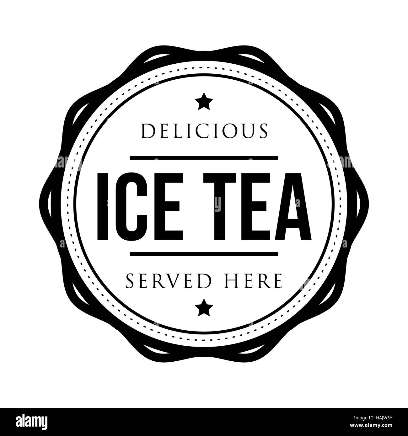 Vintage Iced Tea Sign