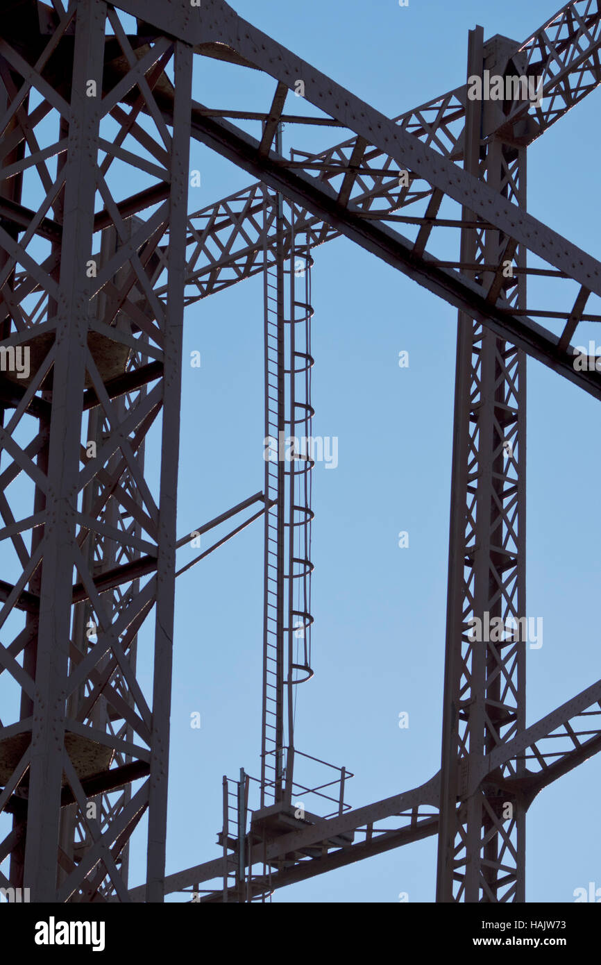 Gasworks along the Regent's canal,London,UK Stock Photo - Alamy