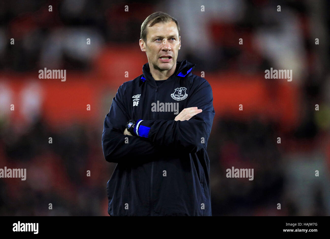 Everton first team coach Duncan Ferguson Stock Photo - Alamy