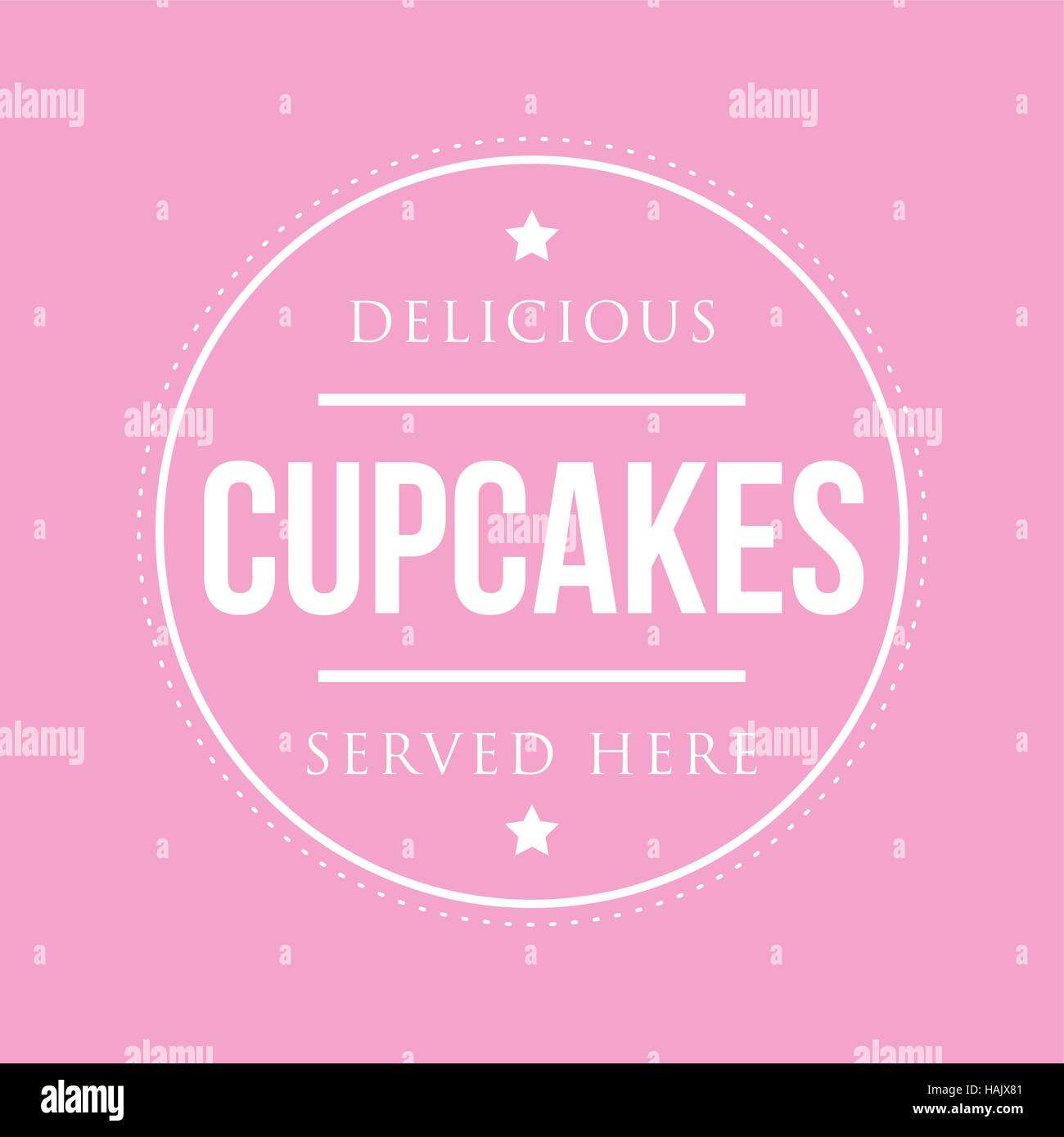 Cupcakes vintage stamp vector Stock Vector Image & Art - Alamy