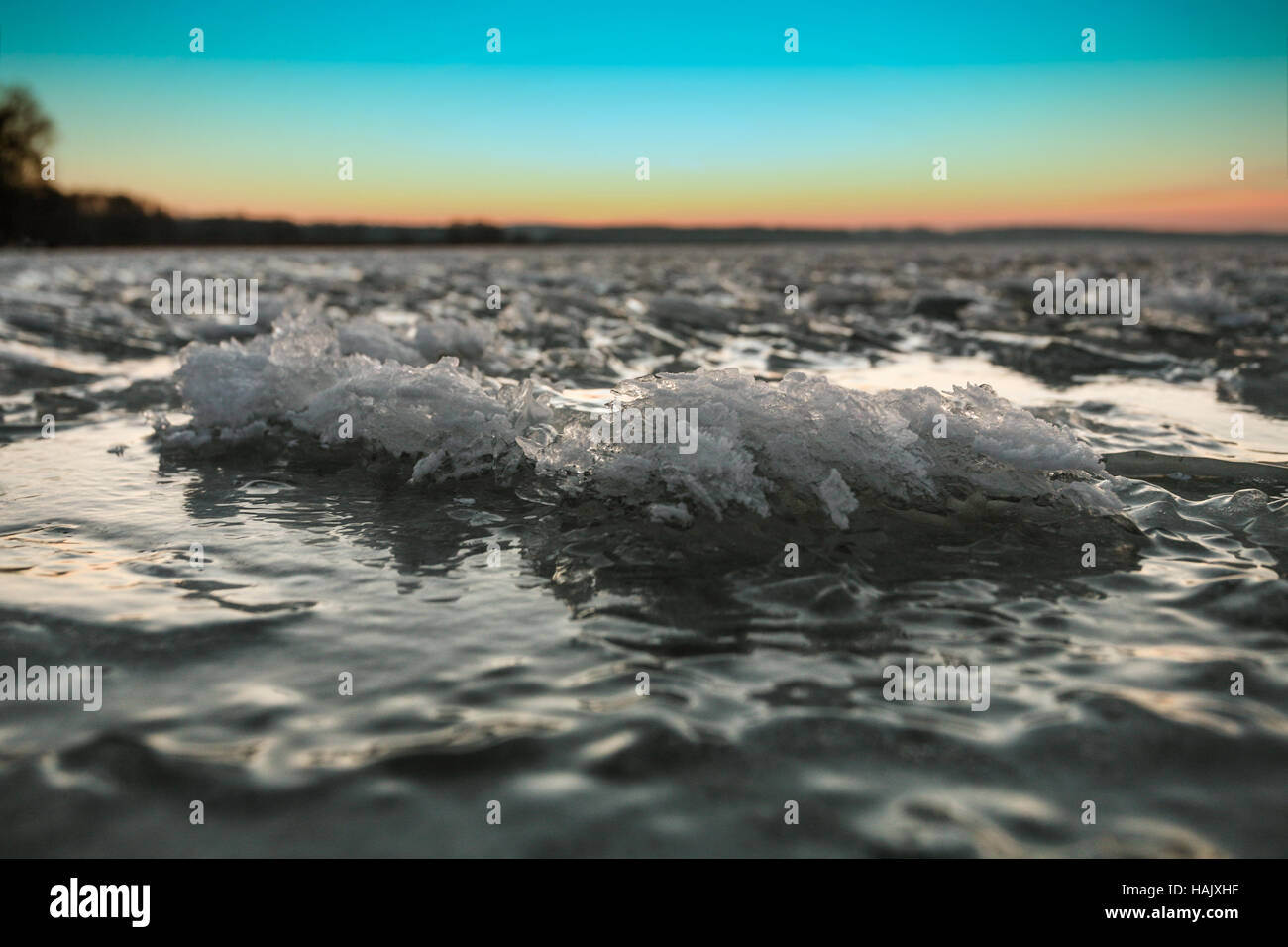 last splash in a wave Stock Photo - Alamy