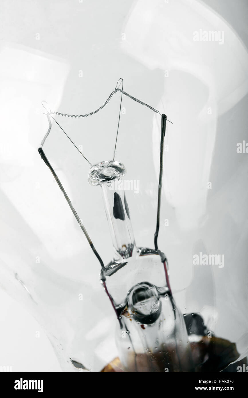 close up of filament bulb on bright background Stock Photo - Alamy