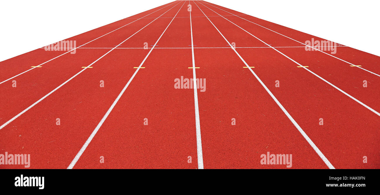 running tracks isolated on white Stock Photo - Alamy