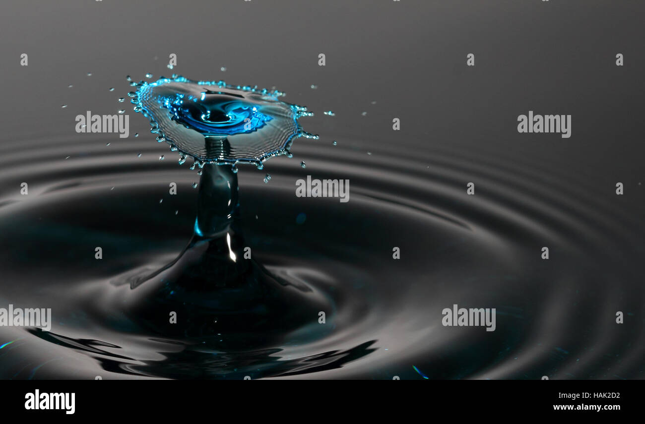 Water Droplet, Splash Art, Tindrell Stock Photo - Alamy