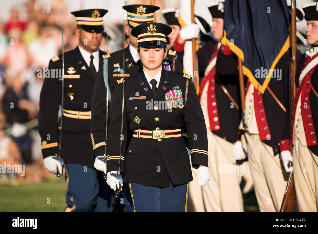 WASHINGTON DC — Members of the 3rd U.S. Infantry Regiment, known as ...