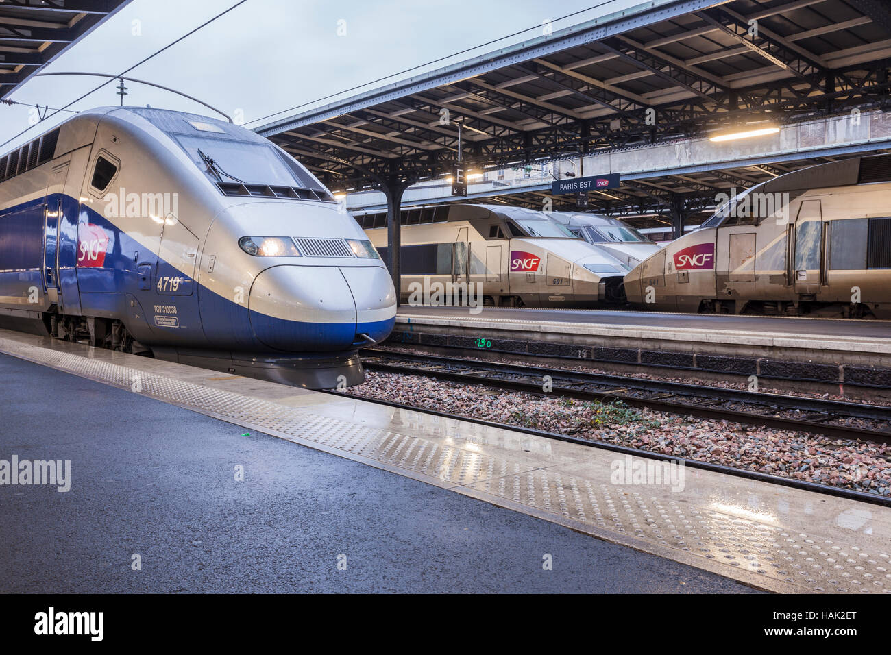 Tgv trains paris hi-res stock photography and images - Alamy