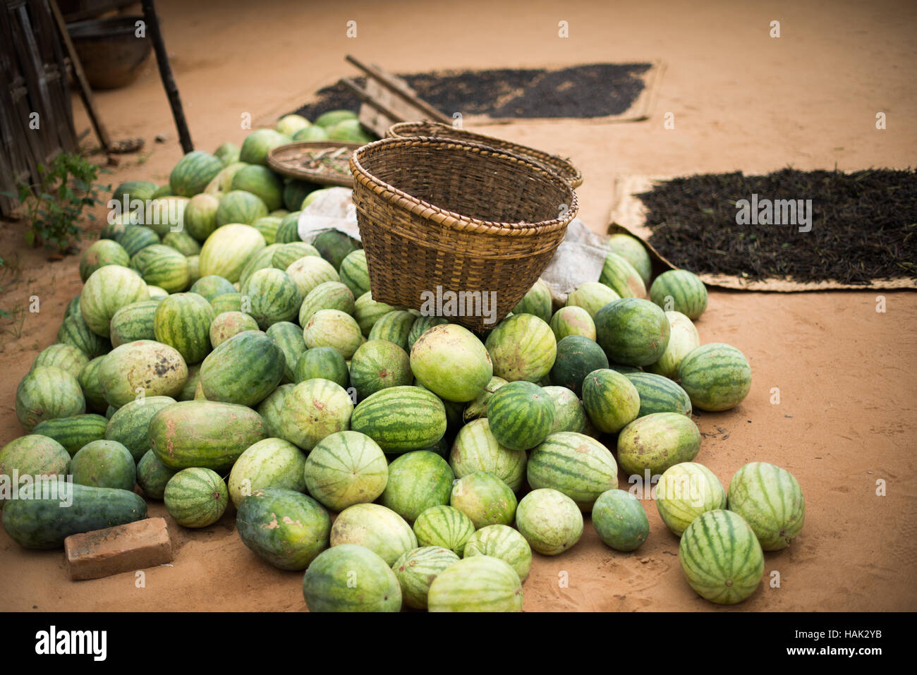 Village life amidst ancient ruins hi-res stock photography and images ...