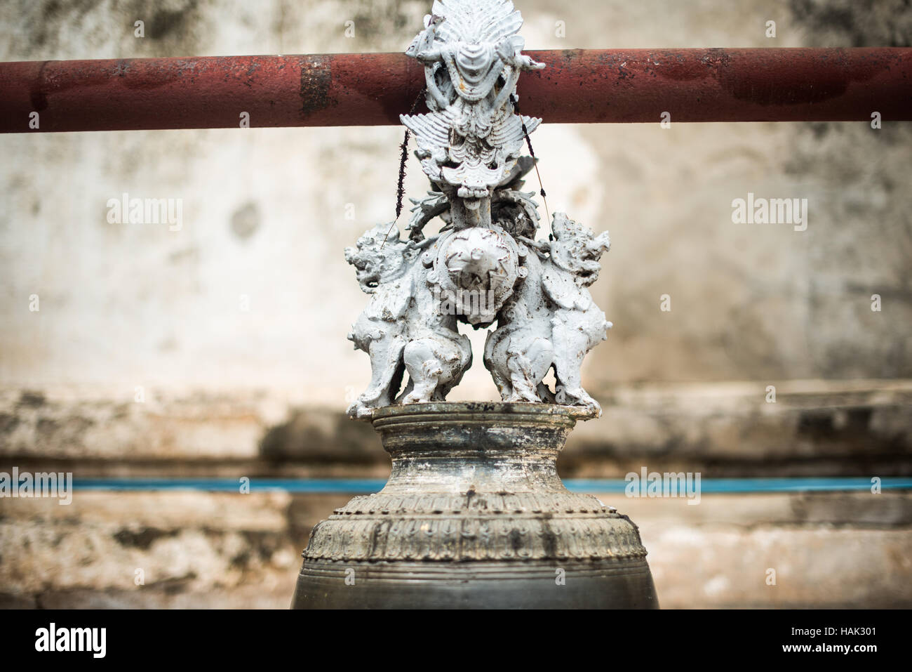 Manuha Temple Chinthe Bell Support Bagan Myanmar // BAGAN, Myanmar ...