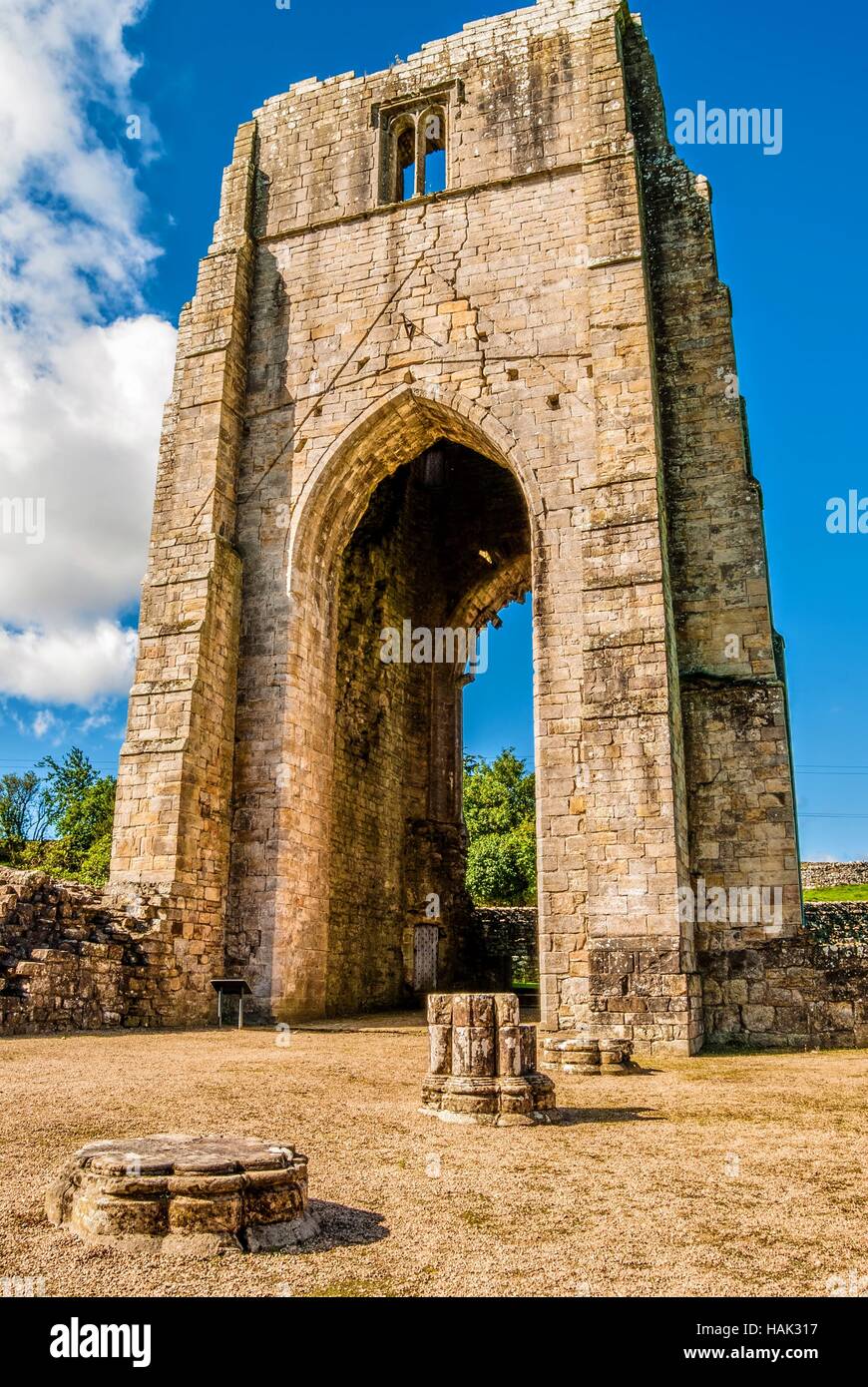 West tower shap abbey cumbria hi-res stock photography and images - Alamy