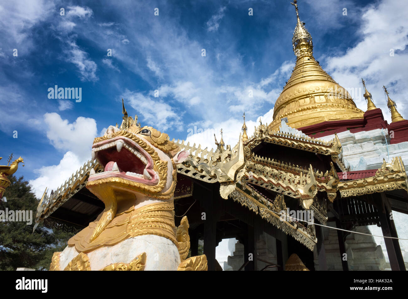 Mandalay myanmar lion hi-res stock photography and images - Alamy