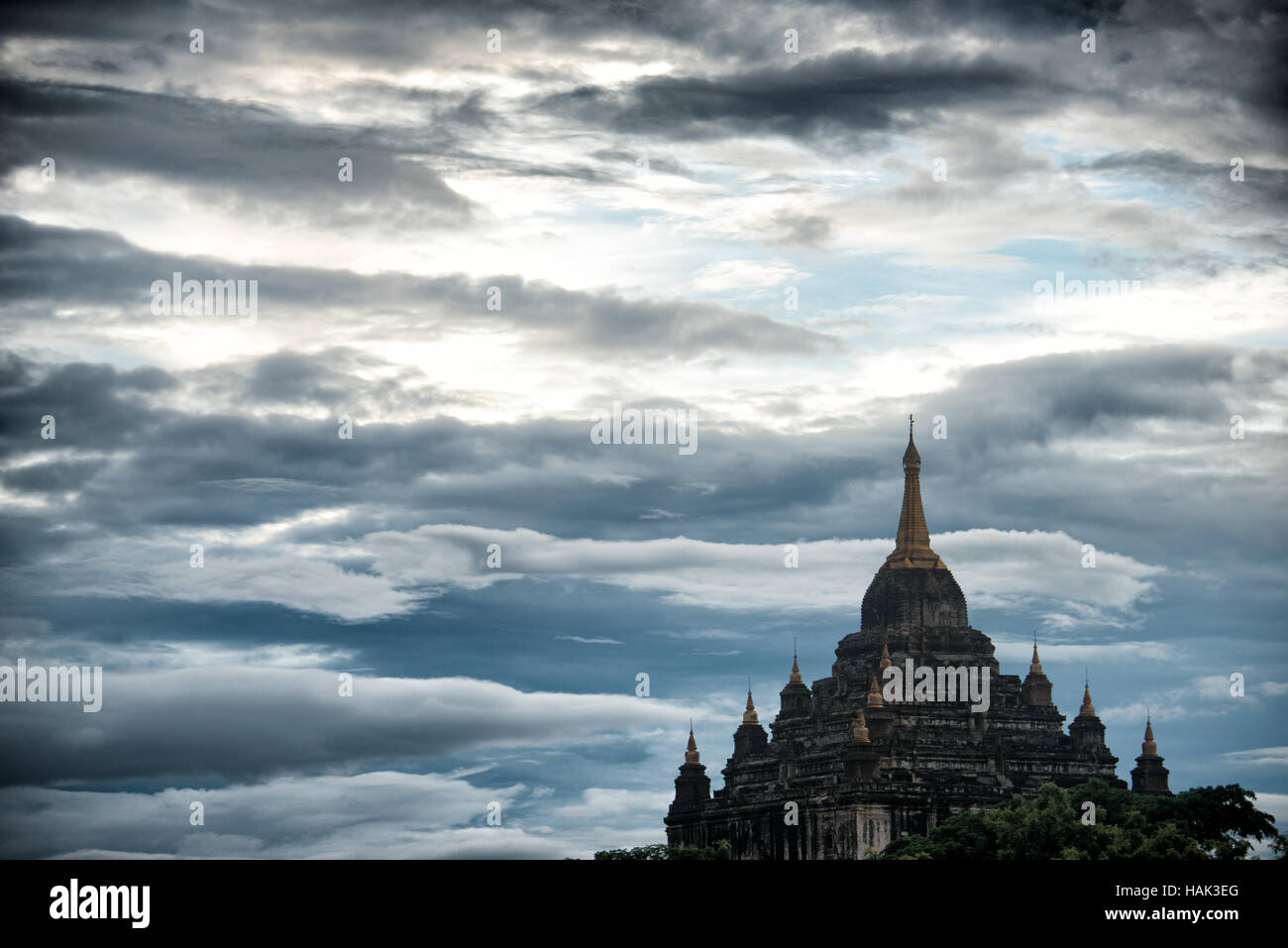 Red pagoda rises from hi-res stock photography and images - Alamy