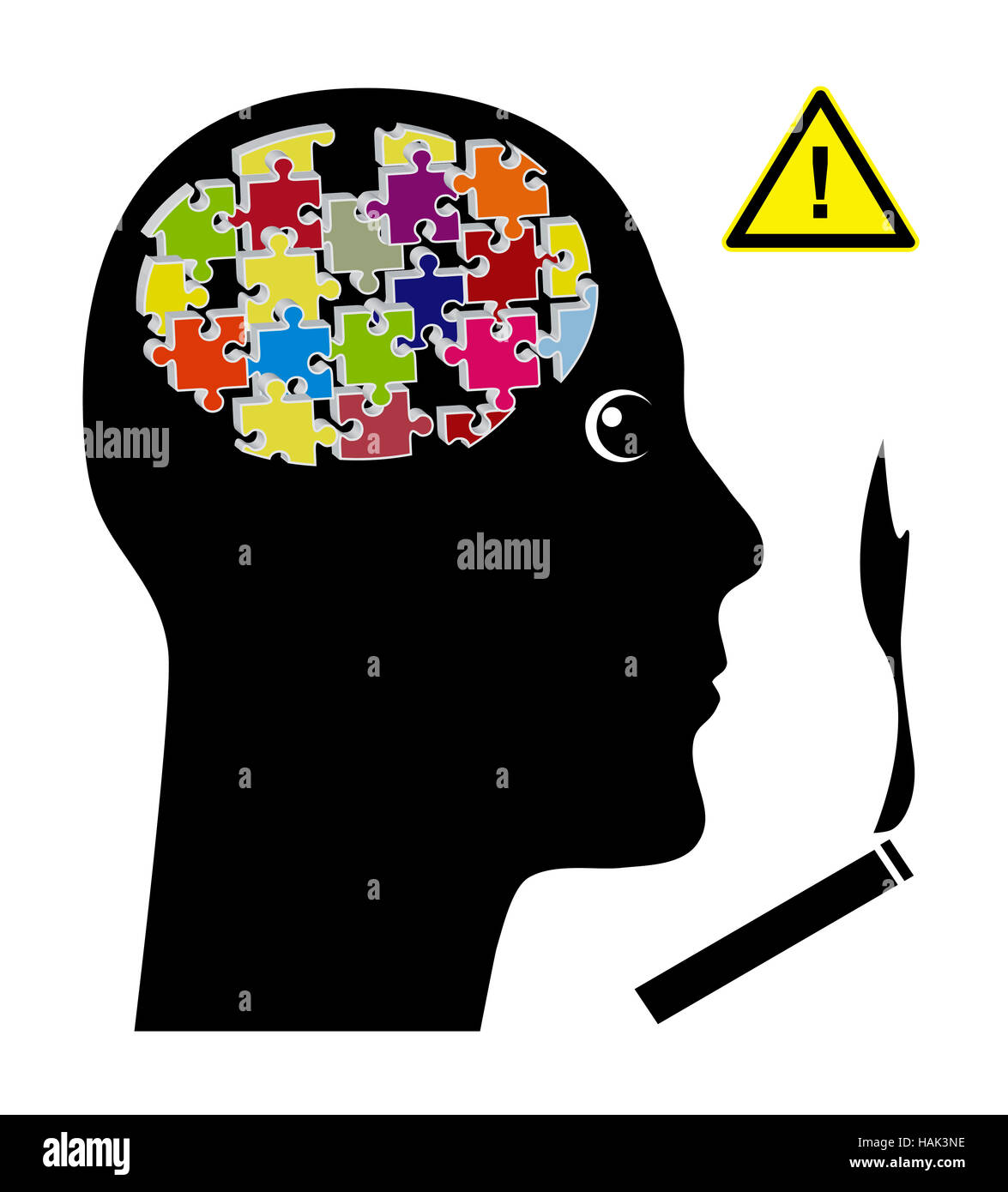 Cigarette brain hi-res stock photography and images - Alamy