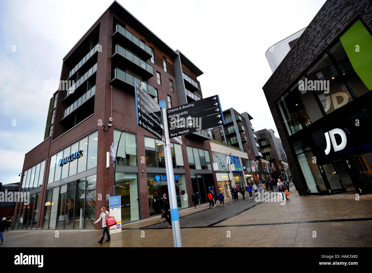The Rock, shopping and entertainment venue, Bury, Lancashire. Picture ...