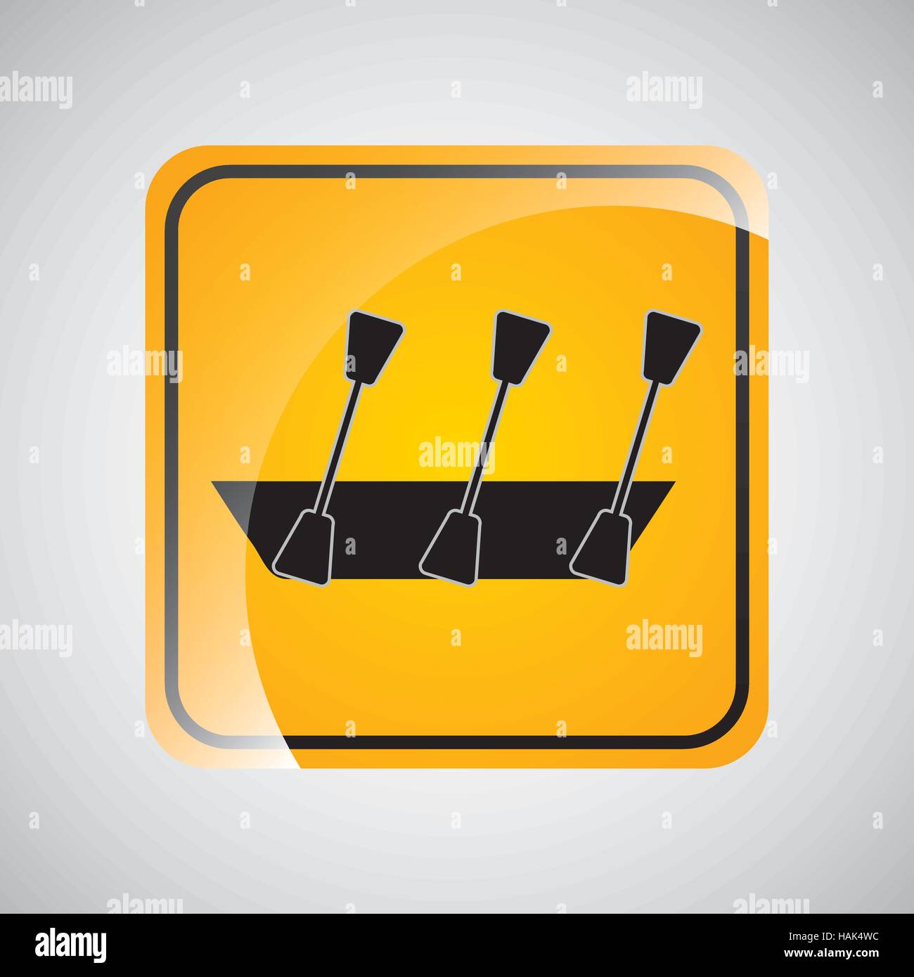 rowing boat sign sport extreme design vector illustration eps 10 Stock ...