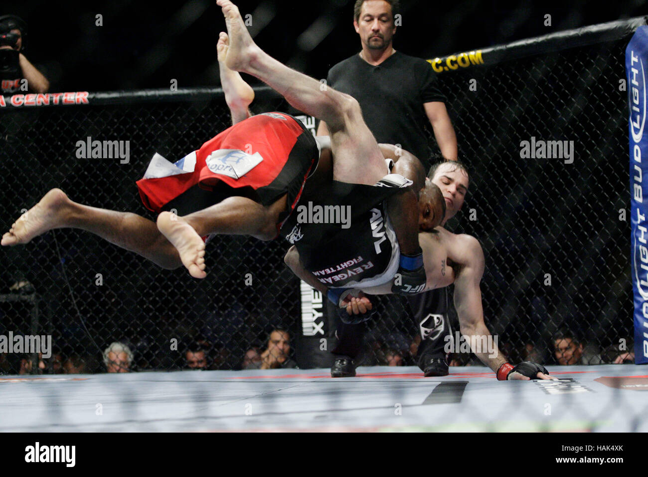 John Howard, top, fights Tamdan McCrory during UFC 101 at the Wachovia ...