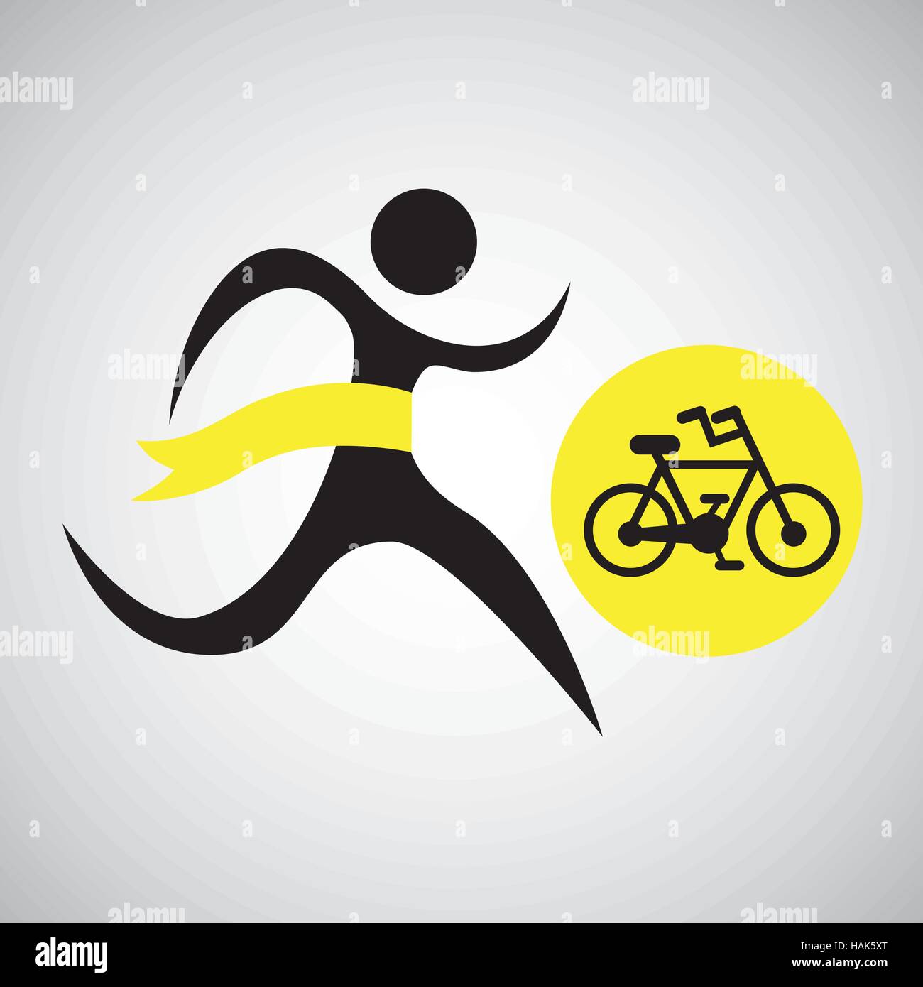 winner silhouette sport cyclist icon vector illustration eps 10 Stock ...