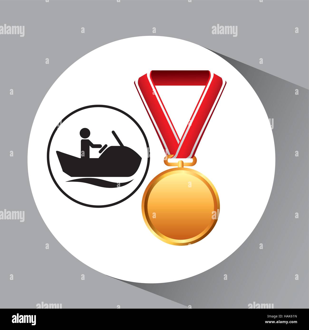 jet ski medal sport extreme graphic vector illustration eps 10 Stock ...