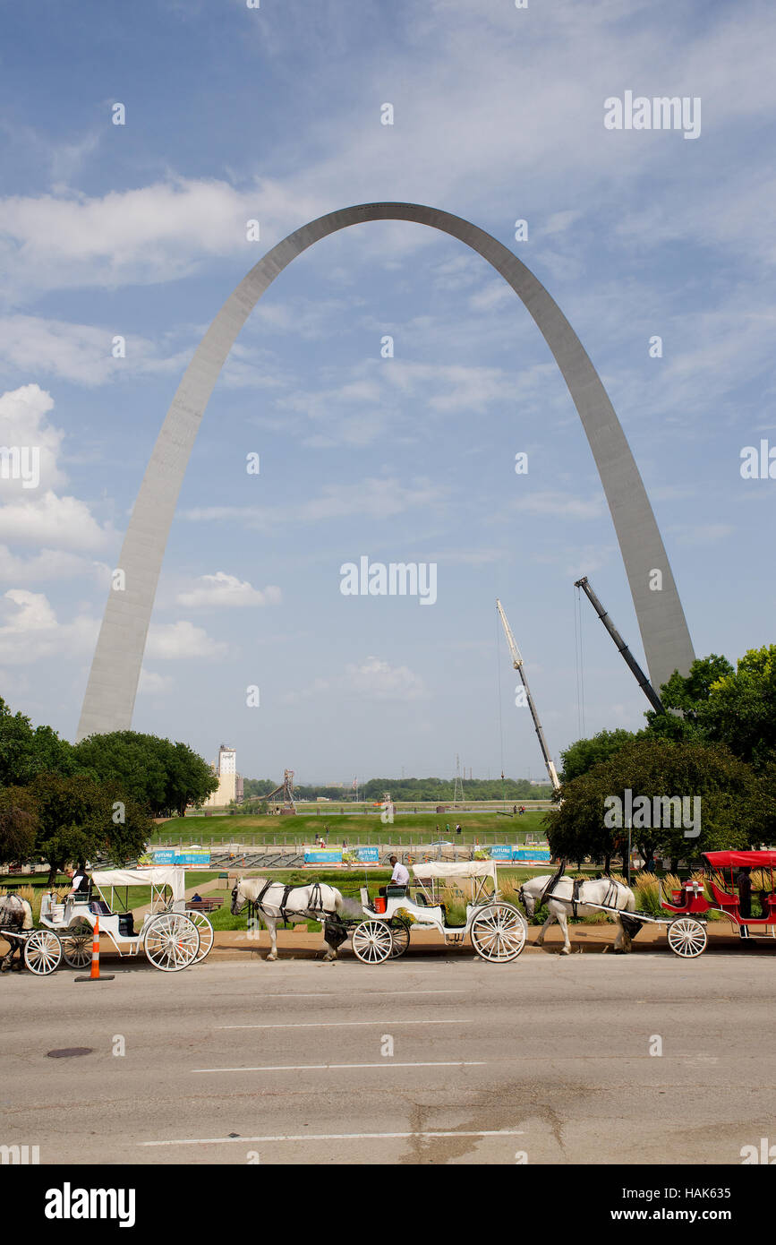 The Gateway Arch at St.Louis, Missouri, USA Stock Photo - Alamy