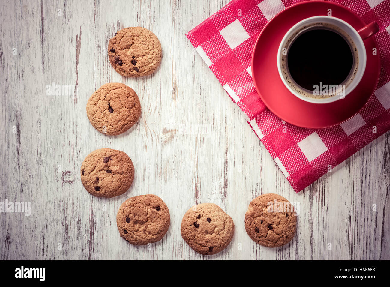 Cup of refreshing coffee Stock Photo - Alamy