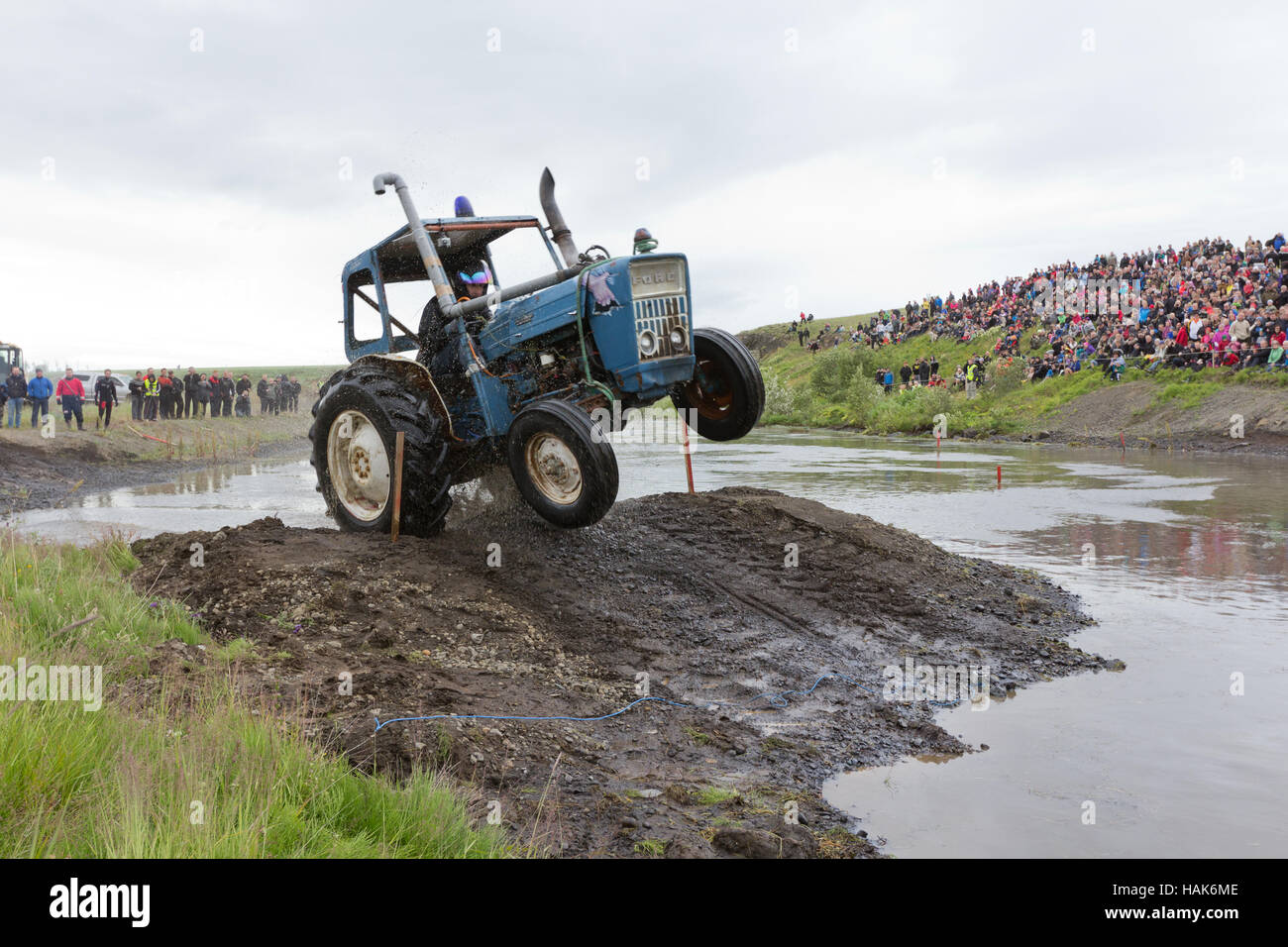 Tractor racing in Flúðir Iceland Stock Photo: 127041502 - Alamy
