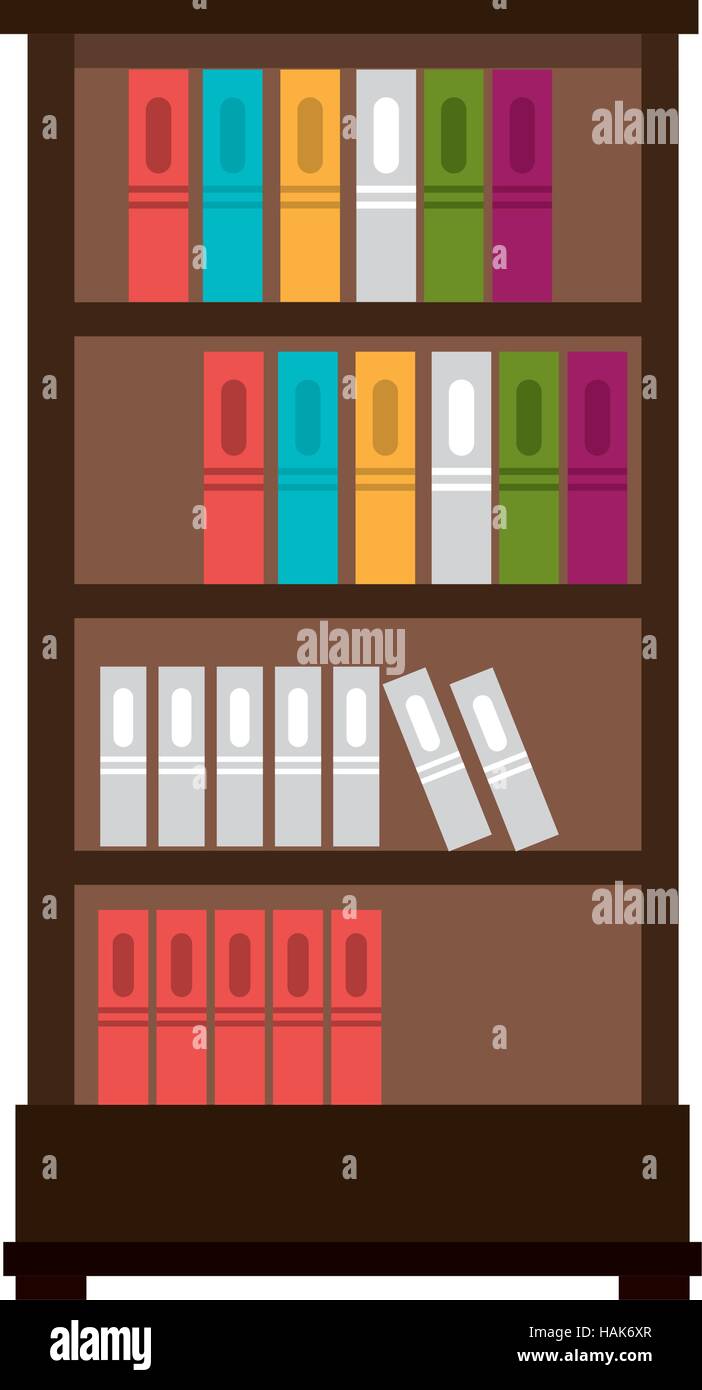 library books case isolated vector illustration design Stock Vector ...