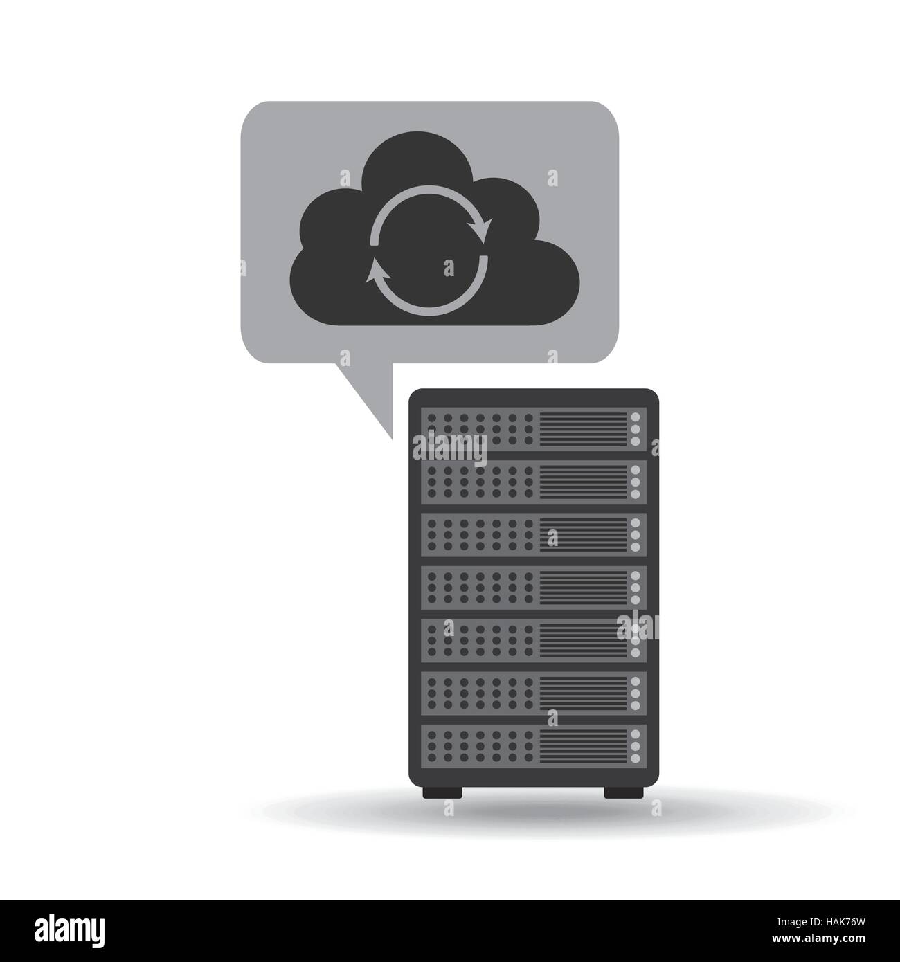 network server concept backup restore vector illustration eps 10 Stock ...