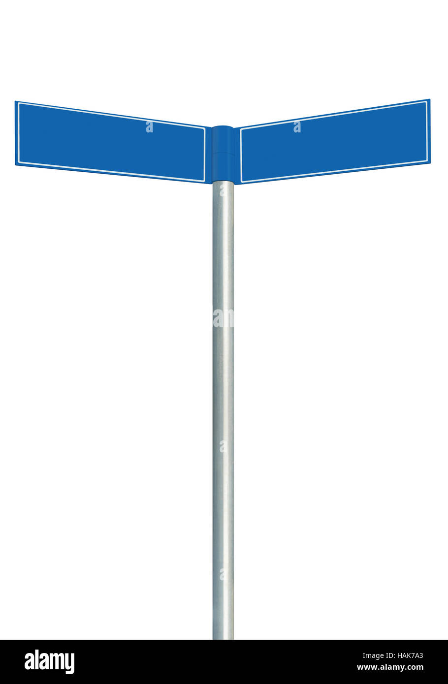 Blue Road Signs Left Right High Resolution Stock Photography and Images ...