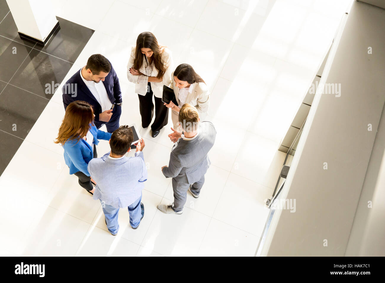 Group business people from above hi-res stock photography and images ...