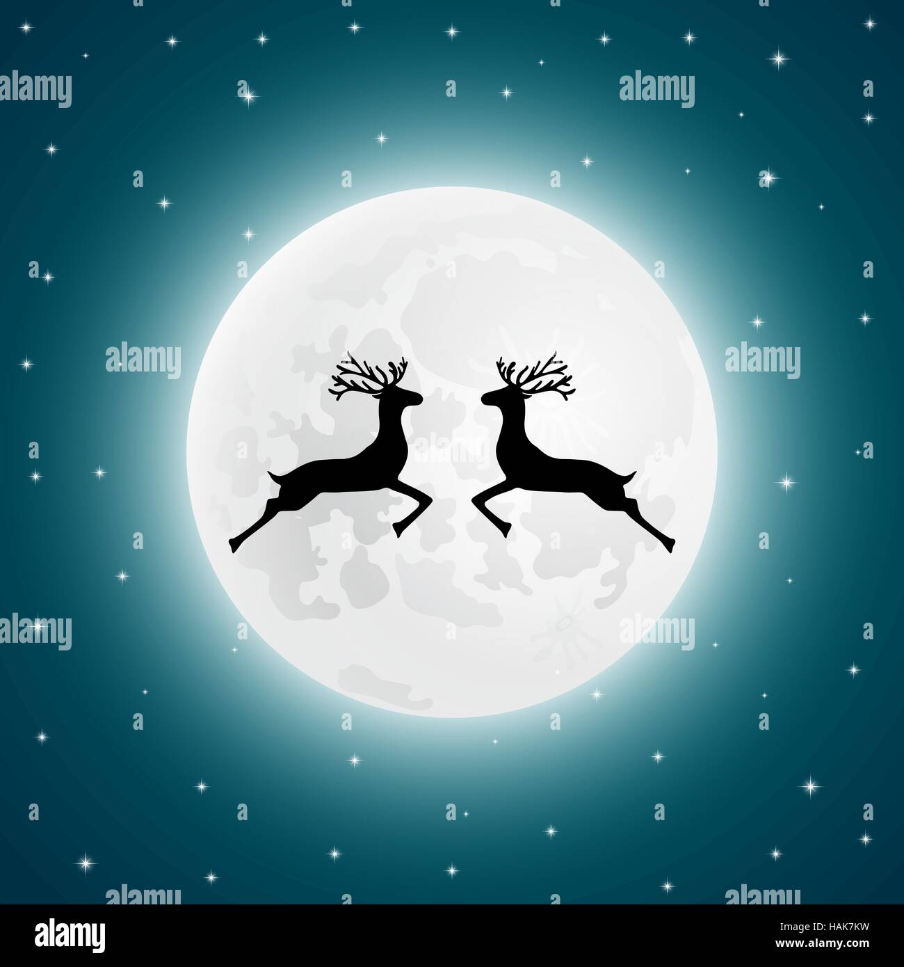 Cattle moon Stock Vector Images - Alamy